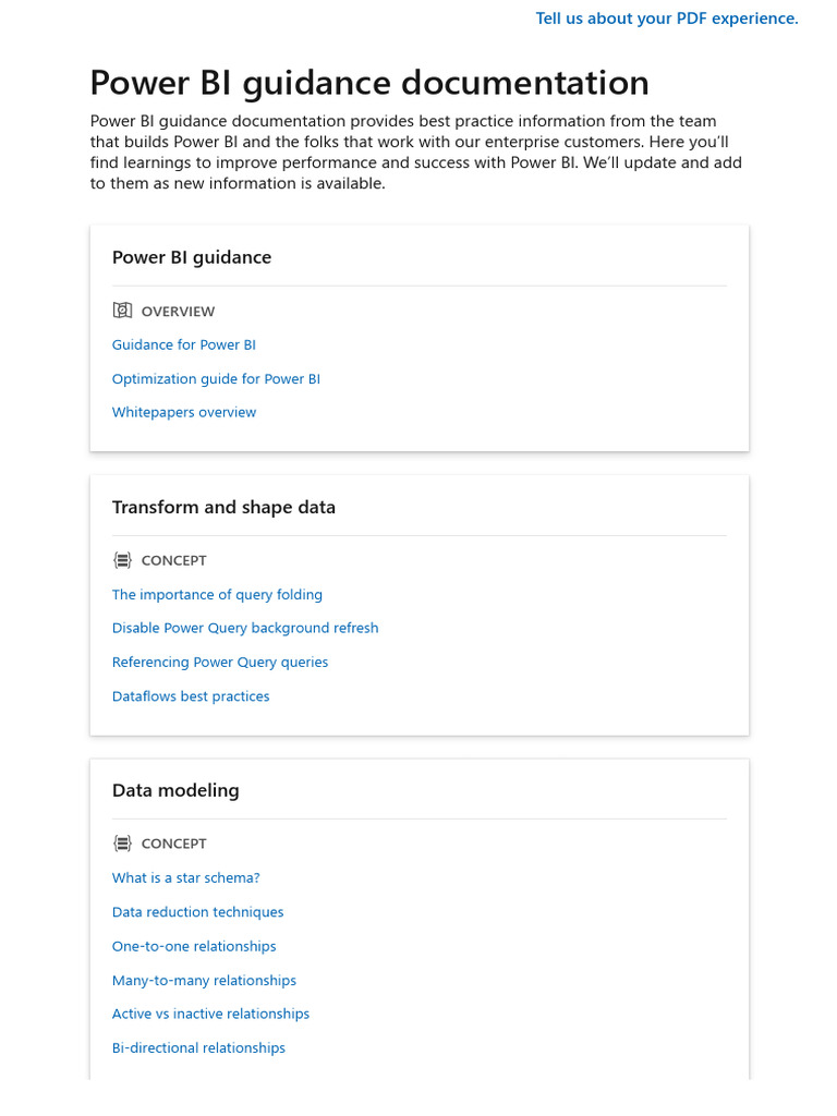 Power BI Optimization Best Practices | PDF | Sql | Computer Network