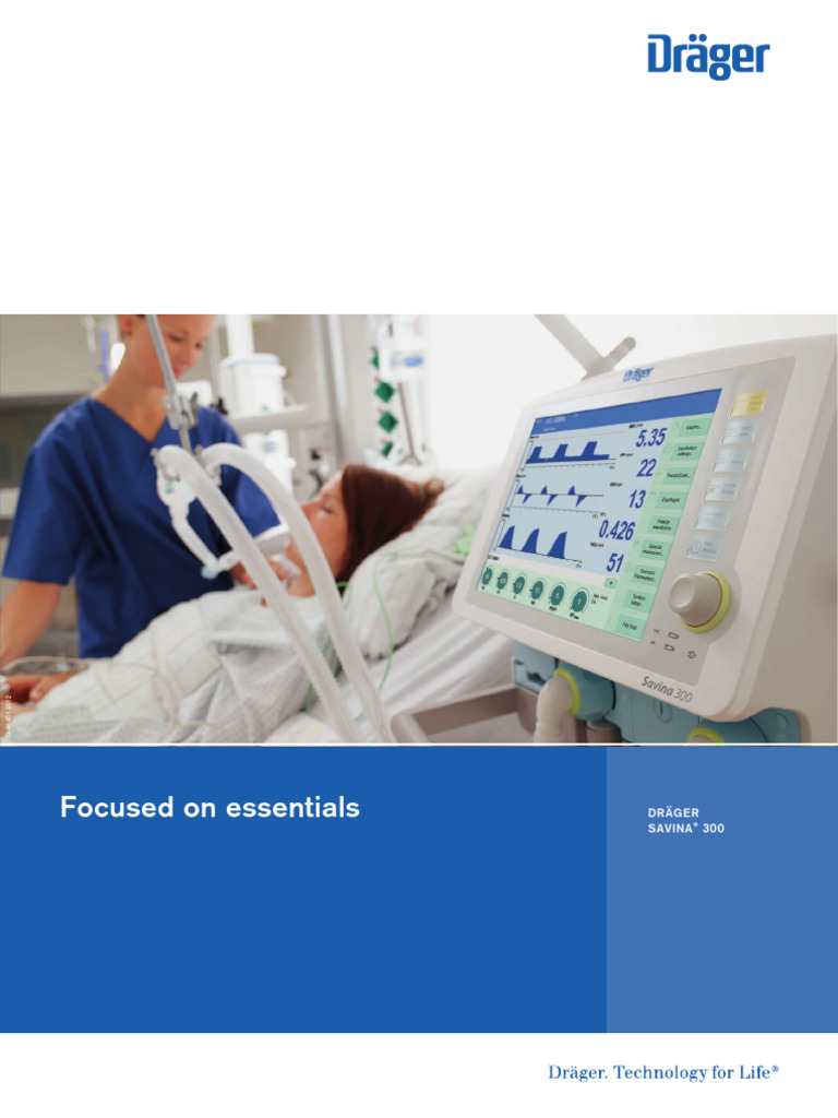 Savina 300 Ventilator Features Overview | PDF | Respiration | Pulmonology