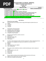 Class 12 Biology Practice Questions | PDF | Operon | Flowers