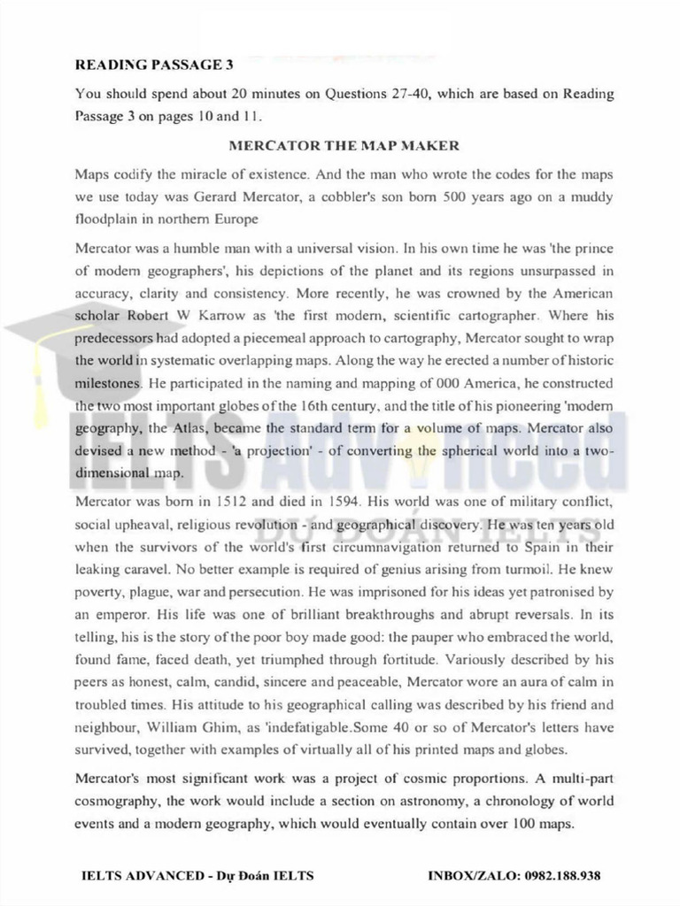 Mercator The Map Marker | PDF