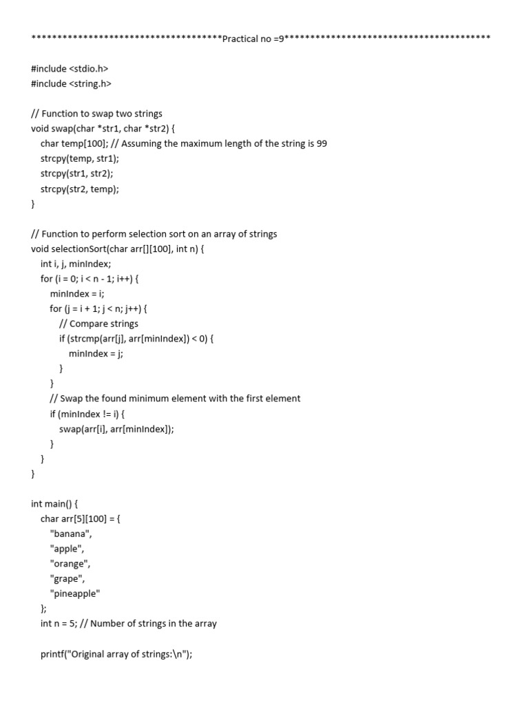 Pratical 9 DSU | PDF