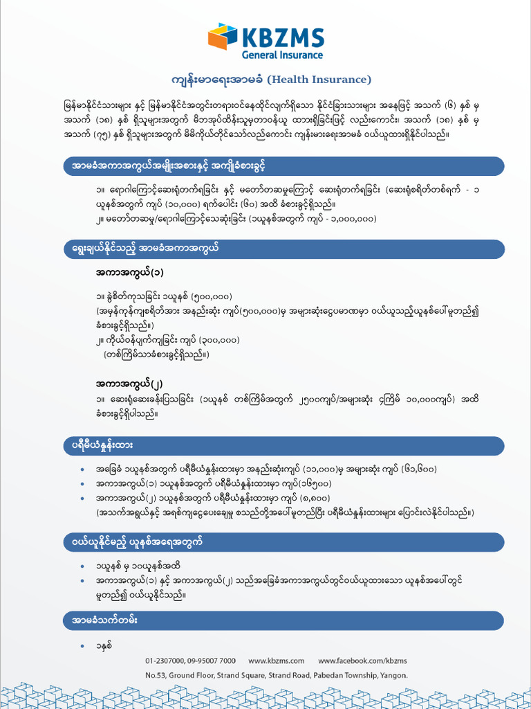 Health Insurance & Critical Illness Checklist MM Ver | PDF