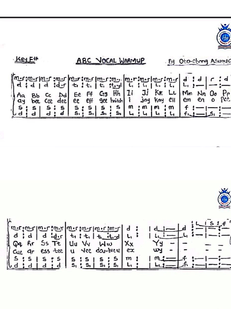ABC - Vocal Training | PDF