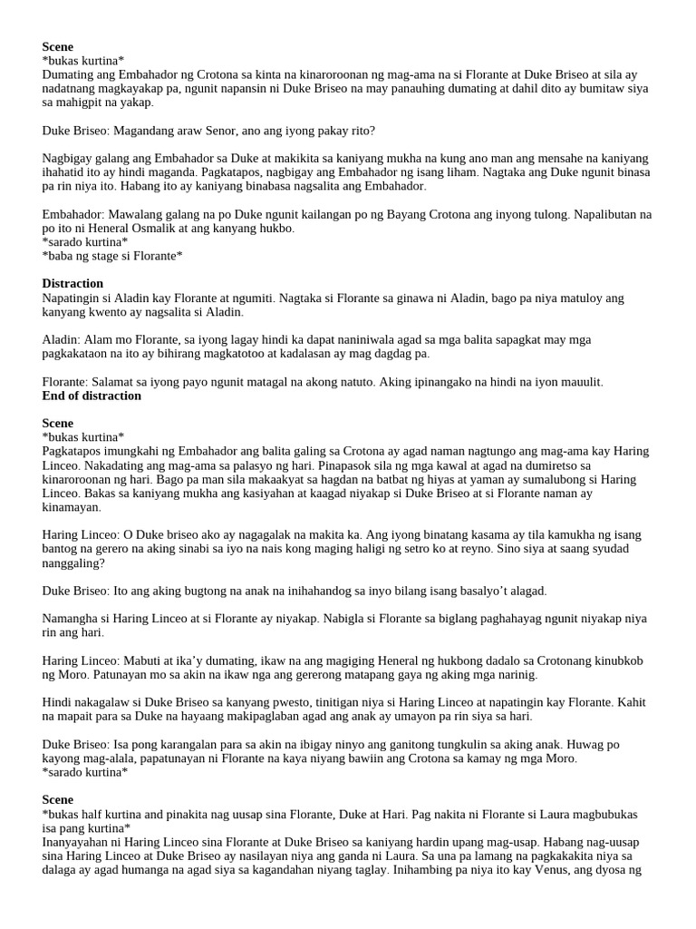 Script Fil | PDF