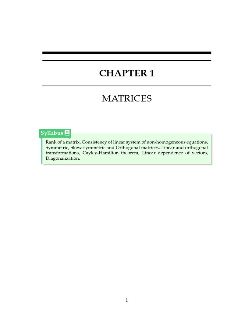 Matrices and Differential Calculus Guide | PDF