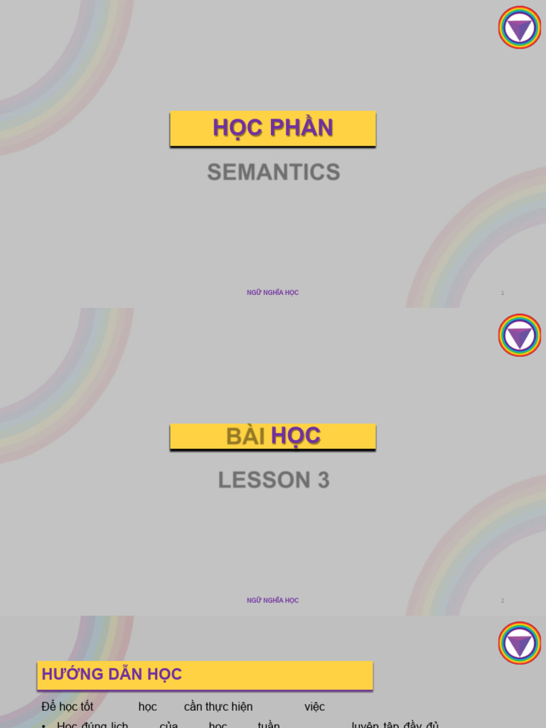 BG Slide - Bài 3 | PDF | Syntax | Language Mechanics