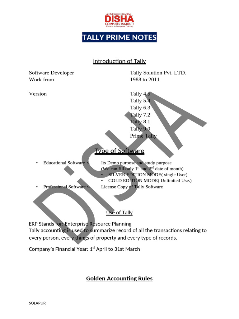 Tally Prime Accounting Overview | PDF | Debits And Credits | Payroll