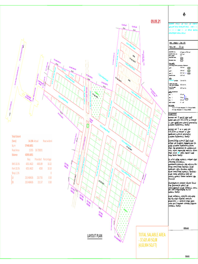 Hosur Avalapalli Layout 09.09.21 R3 (1) - Model | PDF