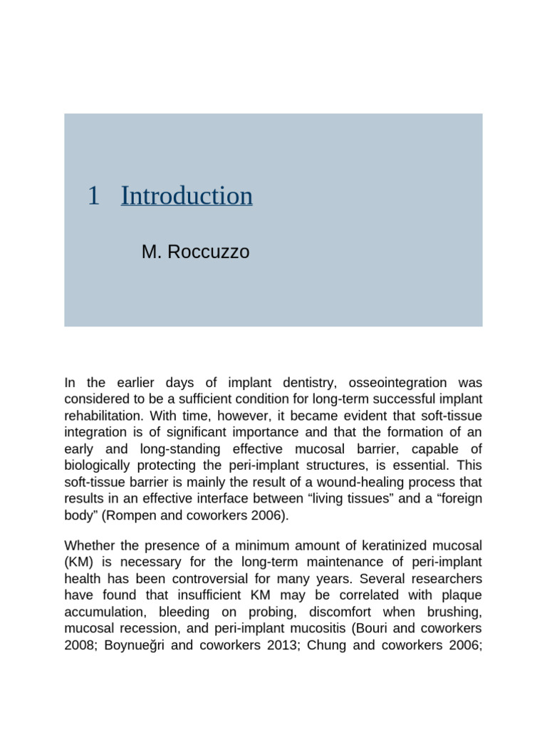 Peri-Implant Soft Tissue Dehiscence Guide | PDF | Dental Implant ...