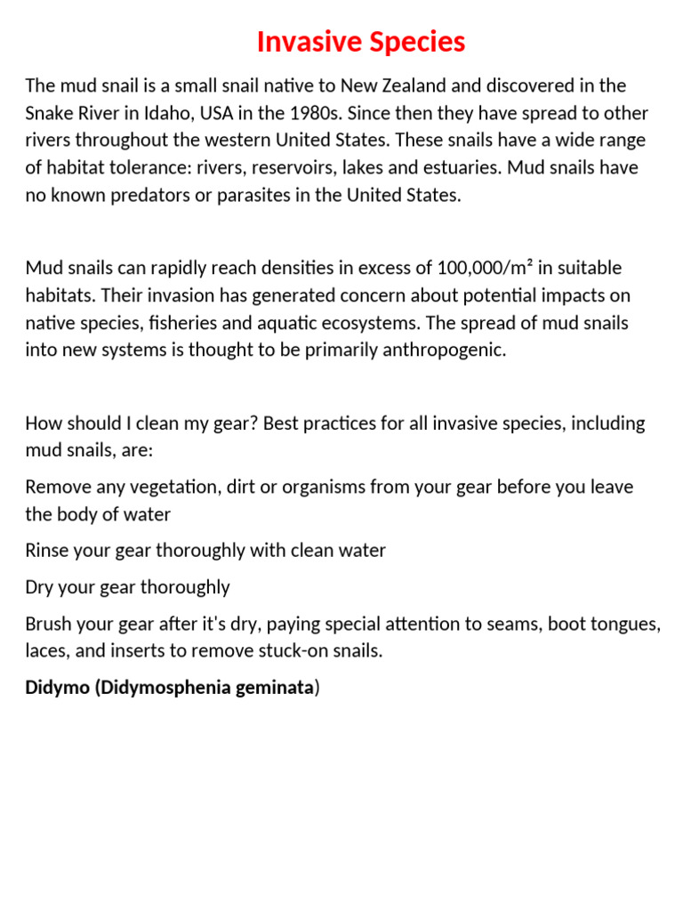 Invasive Species | PDF