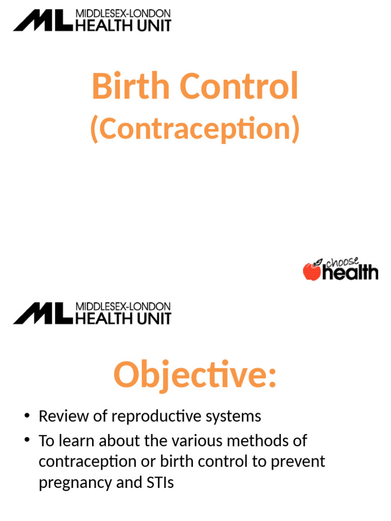 Birth Control (Contraception) | PDF | Birth Control | Vagina