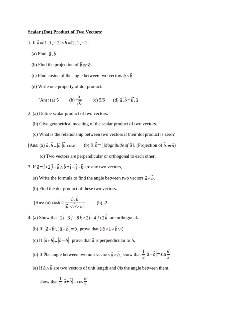 Vector | PDF | Euclidean Vector | Mathematical Analysis