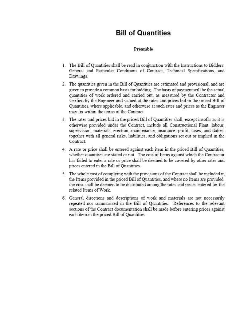 Lot 2 Bill of Quantities | PDF | Prices | Rock (Geology)