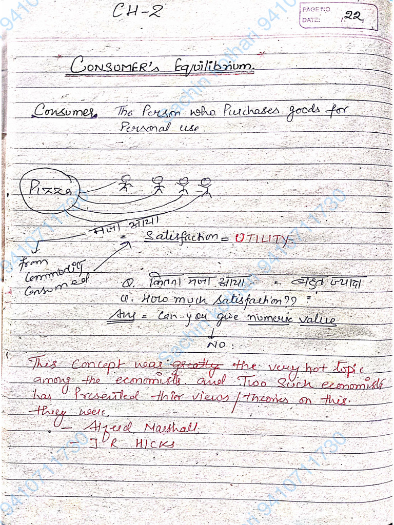 Micro Eco Ch 2 Consumers Equilibrium Pdf