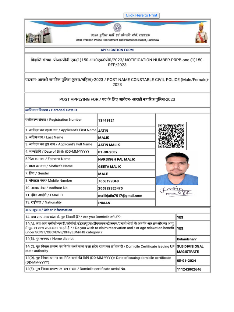 Application Form | PDF