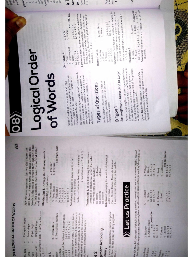 Logical Order of Words | PDF