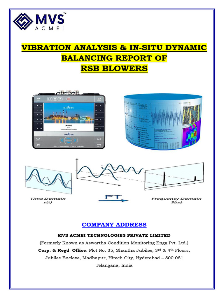 Arjas Steel - RSB Blowers - Vibration Analysis Report - May-25 | PDF | Machines | Mechanical ...