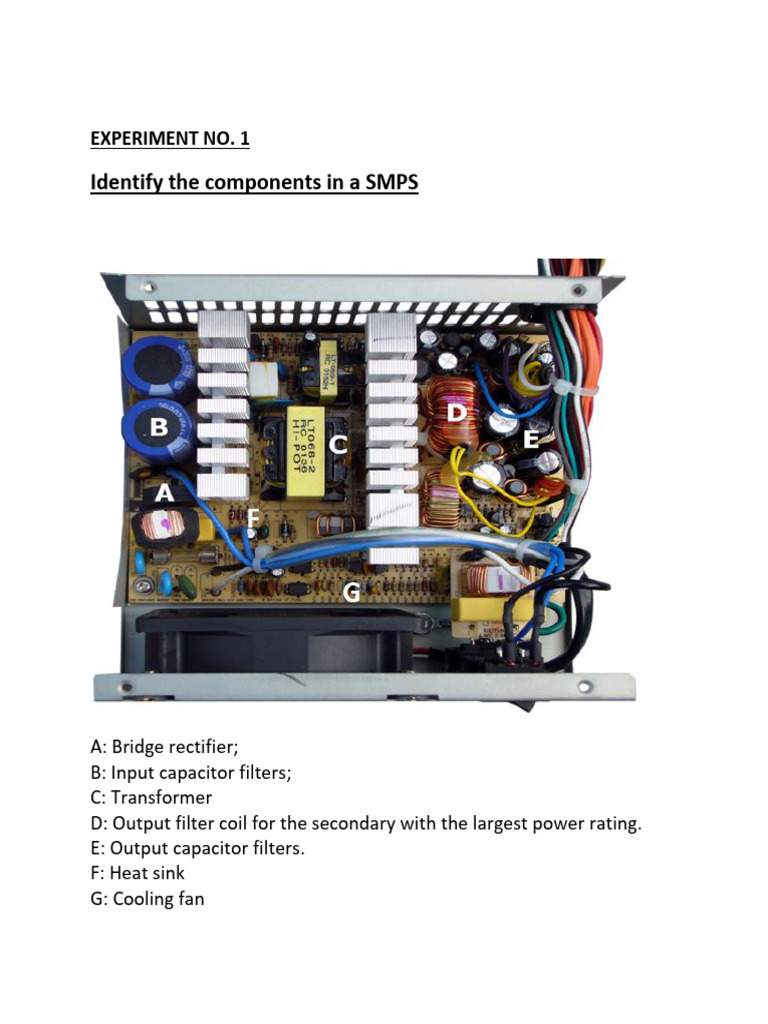 Components of SMPS, UPS, and Diodes | PDF | Transistor | Diode