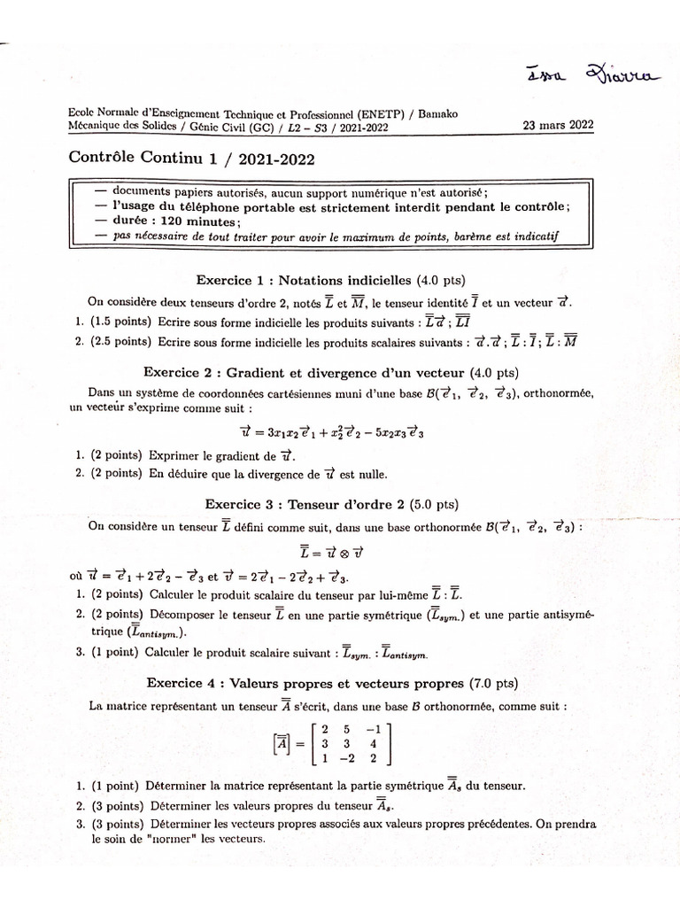 Mécanique Des Solides | PDF