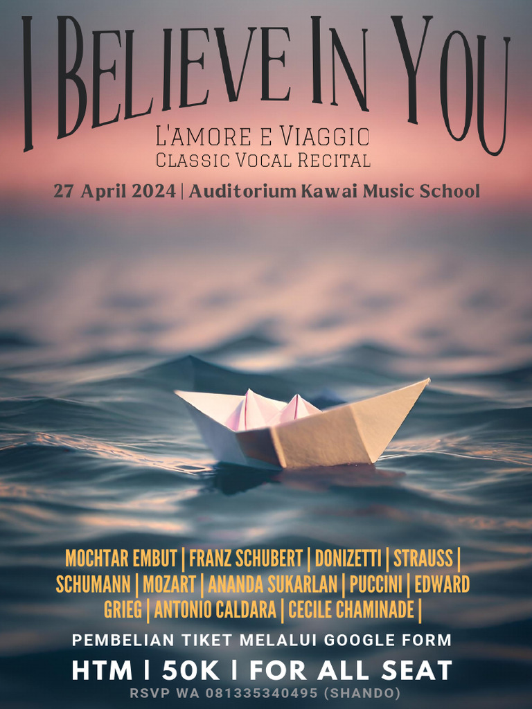 Poster i Believe in You 2 | PDF