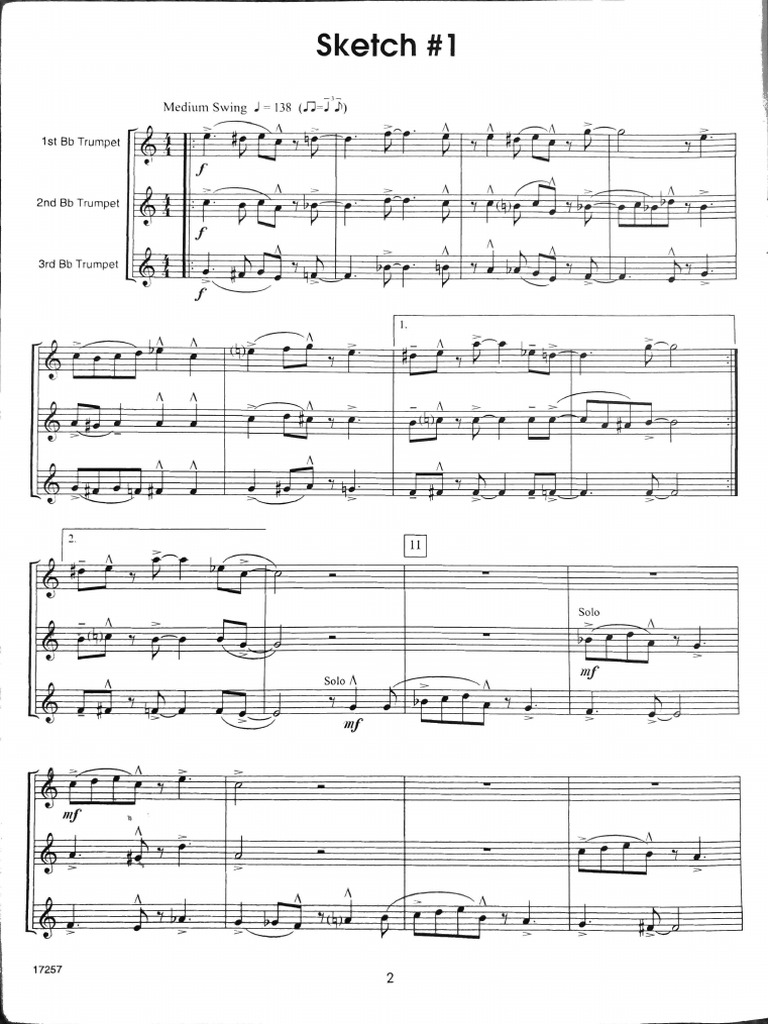 10 Jazz Sketches | PDF