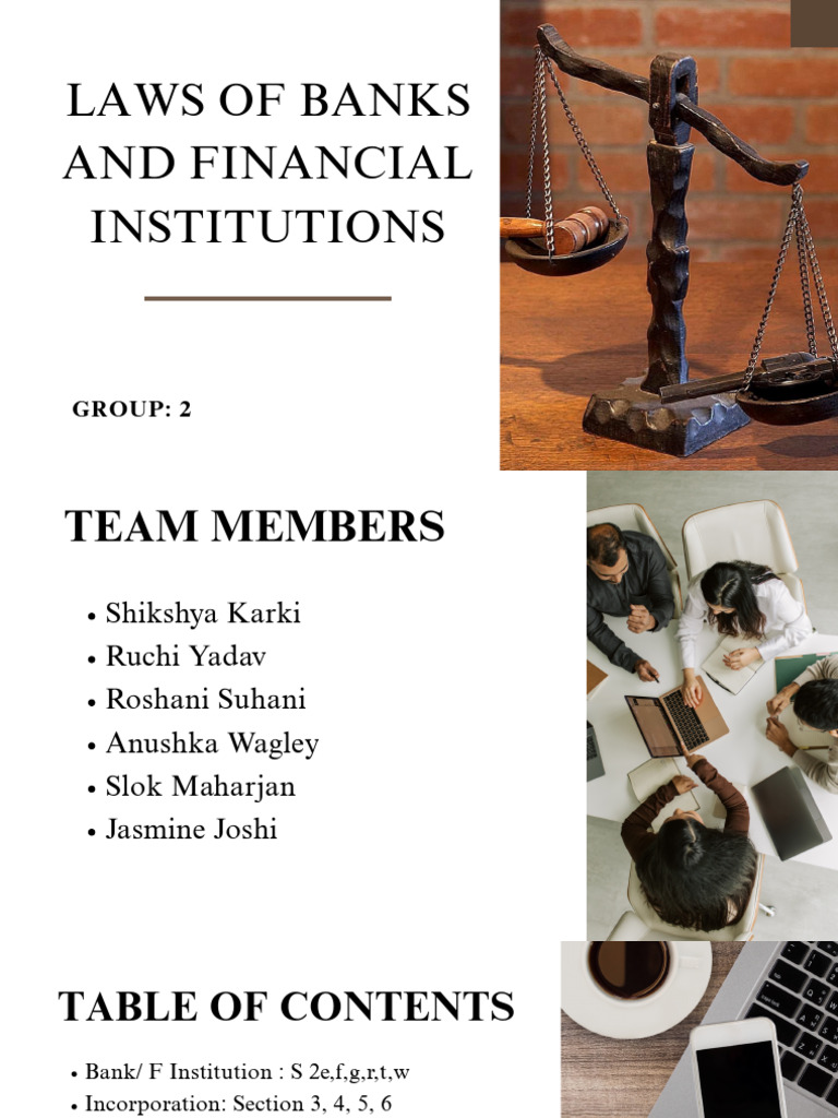 Group 2 - Laws of Banking and Financial Institutions | PDF | Banks ...