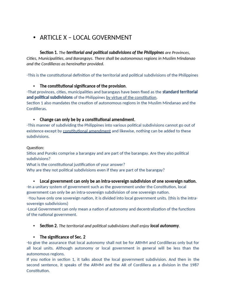 Local Government Autonomy in the Philippines | PDF | Government | Justice