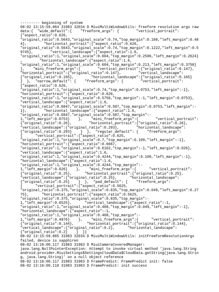 Log Cat 1754127580403 | PDF | Software Engineering | Computer Programming