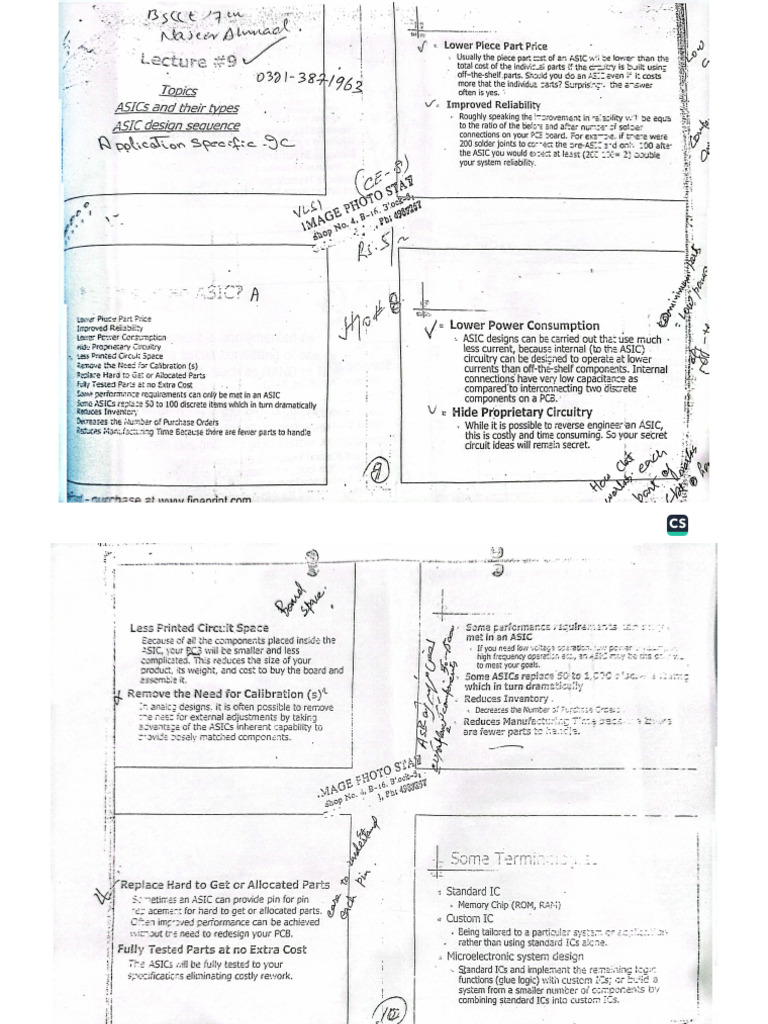 DSD Notes (ASIC and Their Types) | PDF
