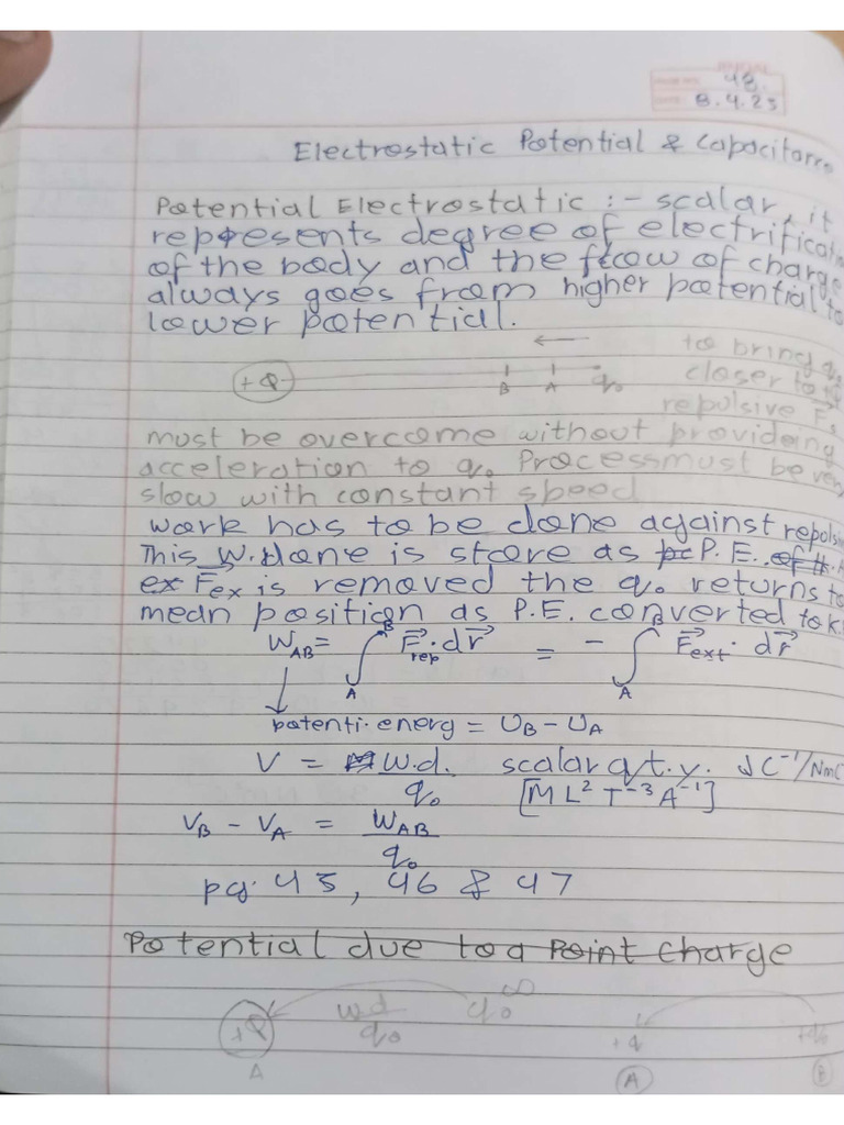Physics Ch-2 Class 12 | PDF
