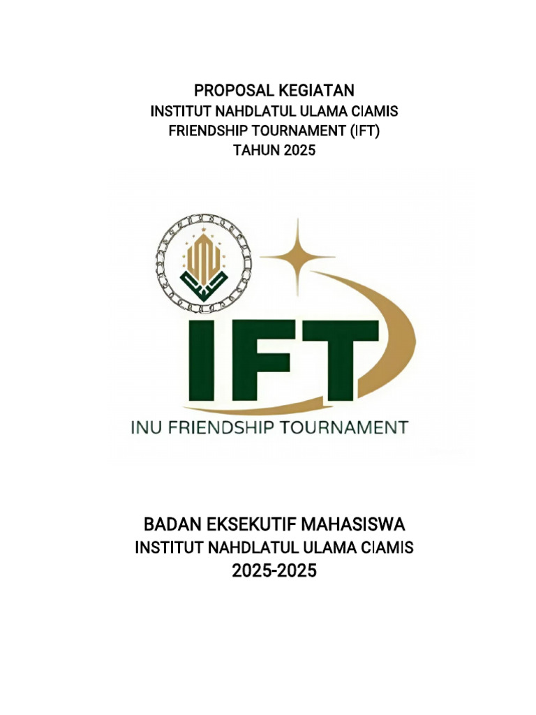Turnamen Persahabatan INU Ciamis 2025 | PDF