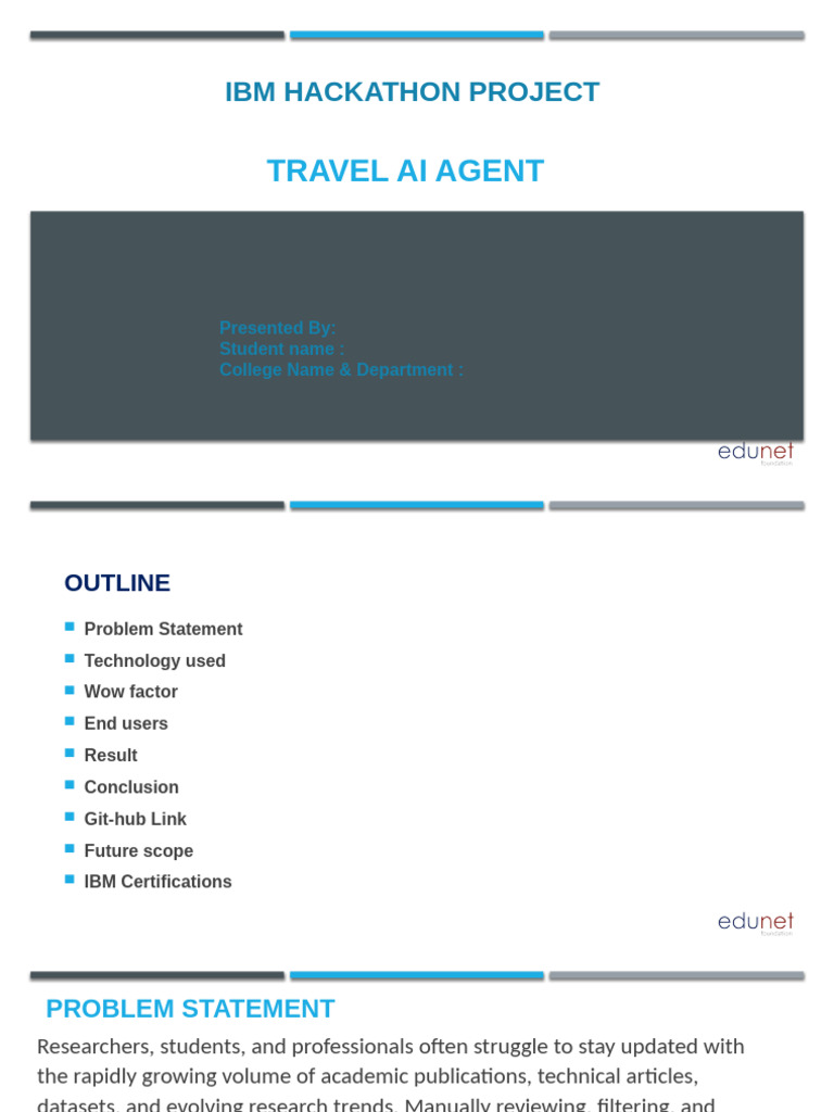 Project template for AI Agent case study | PDF | Artificial Intelligence | Intelligence (AI ...