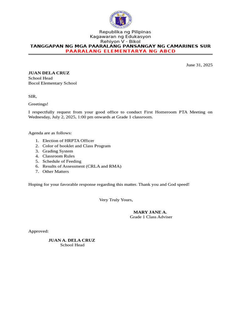 Communication Letter 2 | PDF