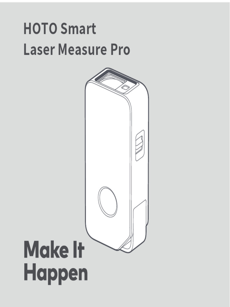 HOTO Smart Laser Measure Pro Manual | PDF | Length | Laser