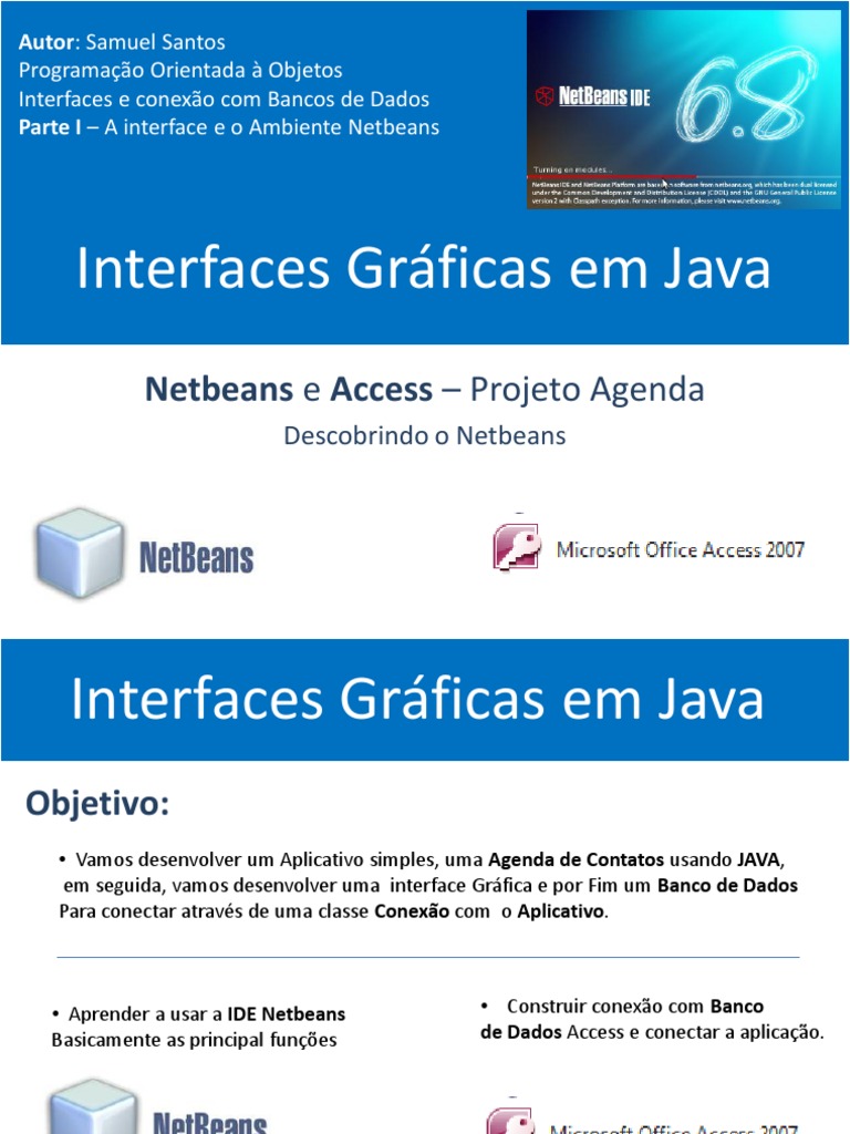 Interfaces Gráficas Em Java Microsoft Access Netbeans Prueba