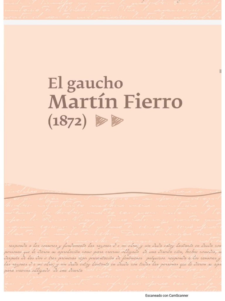 Martin Fierro - Esencial. La Estacion | PDF