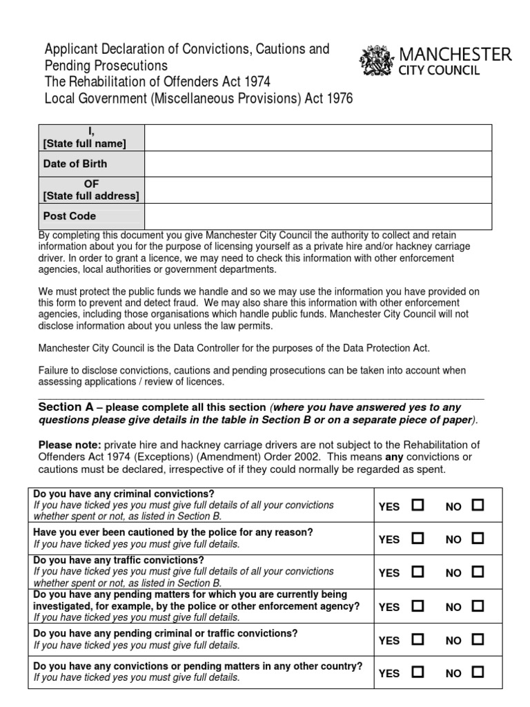Statutory Declaration for Drivers | PDF | Common Law | Justice