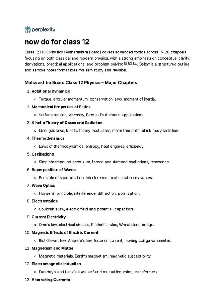 Now Do For Class 12 | PDF | Electric Current | Magnetic Field