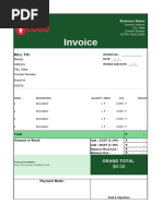 Bill Book Format Word 01 | PDF