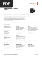 CA-H500MX Datasheet | PDF | Pixel | Optical Devices