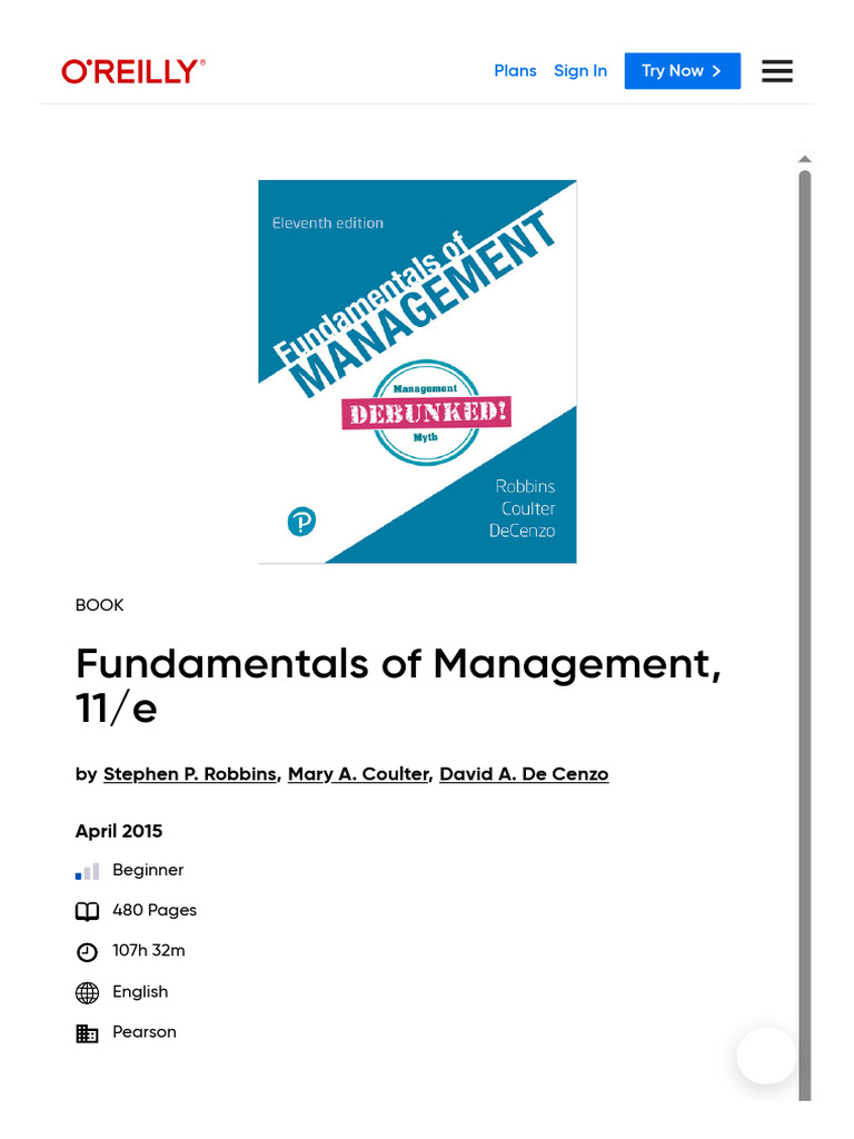 Fundamentals of Management Overview | PDF | Entrepreneurship | Motivational
