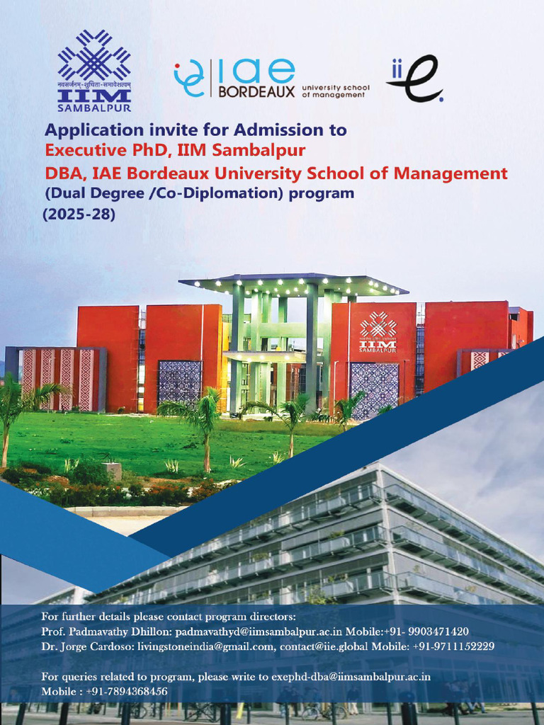 MBA DBA Brochure 2025 | PDF