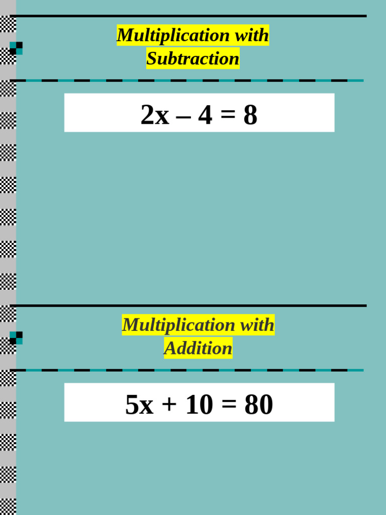 3.2 Multi-Step Equations PPT Pre-Algebra | PDF