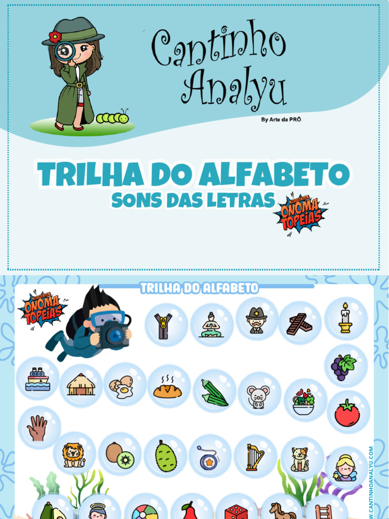 Trilha Do Alfabeto - Método Das Onomatopeias | PDF