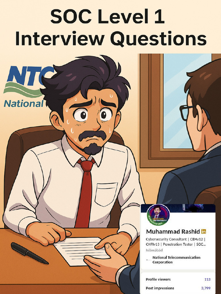 SOC Level 1 Interview Questions | PDF | Domain Name System | Malware