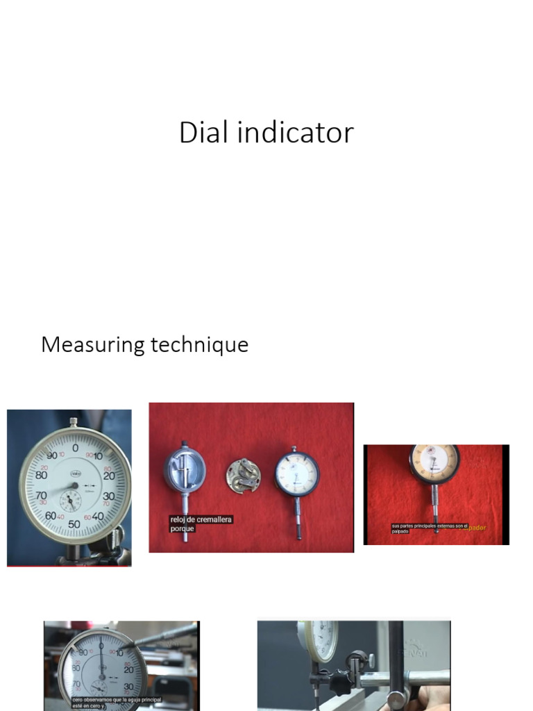 Dial Indicator | PDF