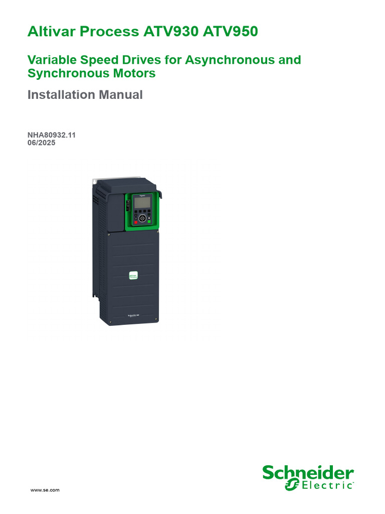 ATV930 950 Installation Manual en NHA80932 11 | PDF | Switch | Direct ...