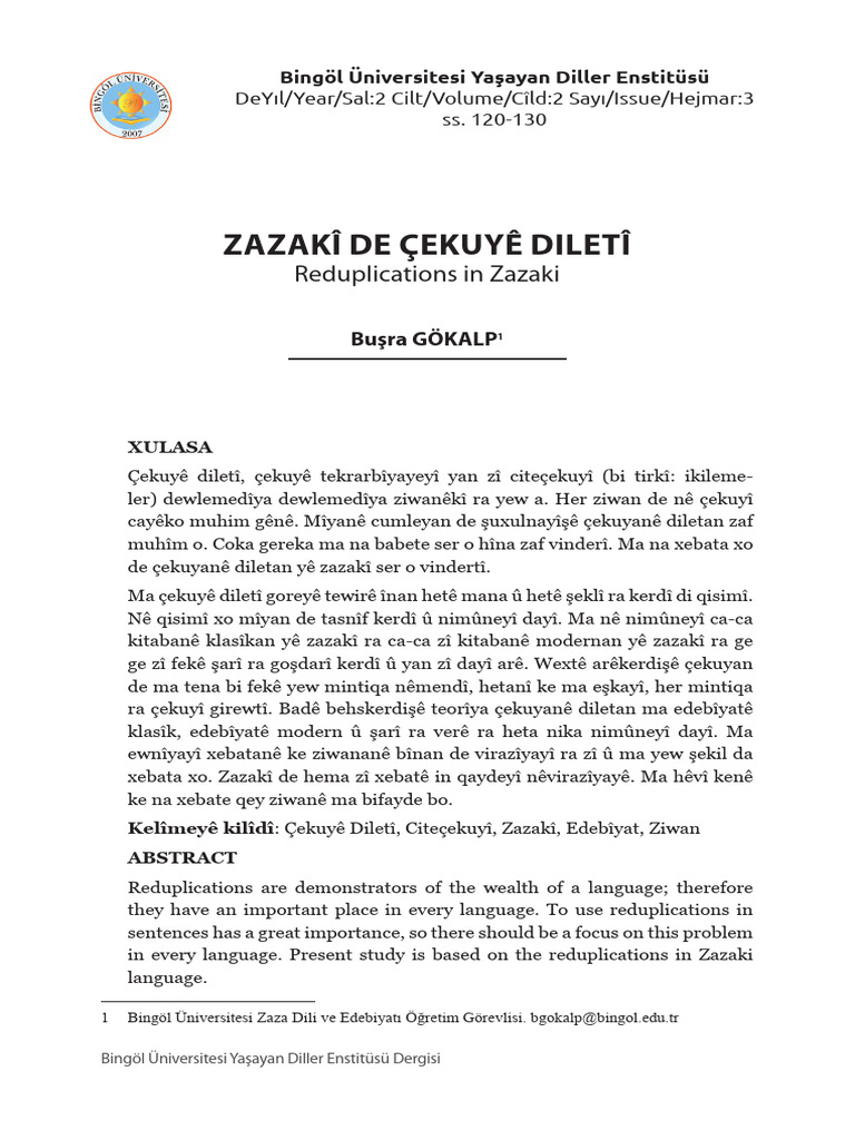 Zazaki de Cekuye Dileti | PDF