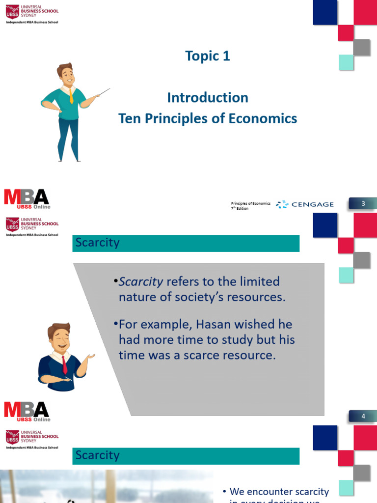 Economics Principles: Scarcity and Trade-offs | PDF | Economics ...