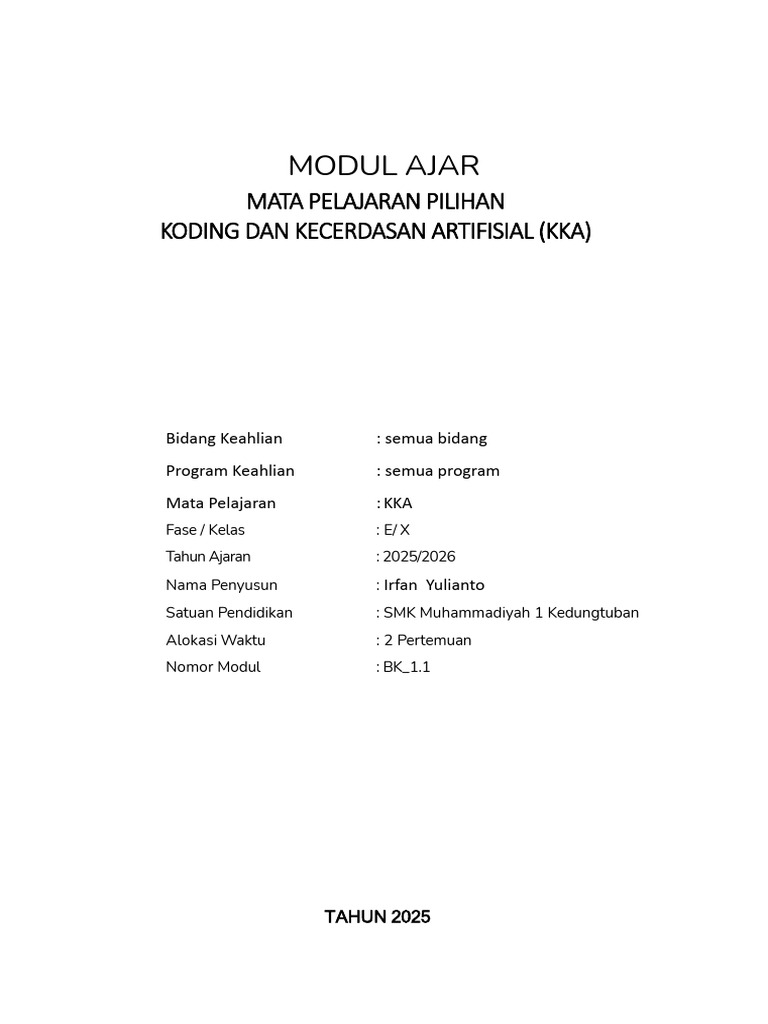 Modul Ajar Koding Dan Kecerdasan Artifisial - Mengidentifikasi ...